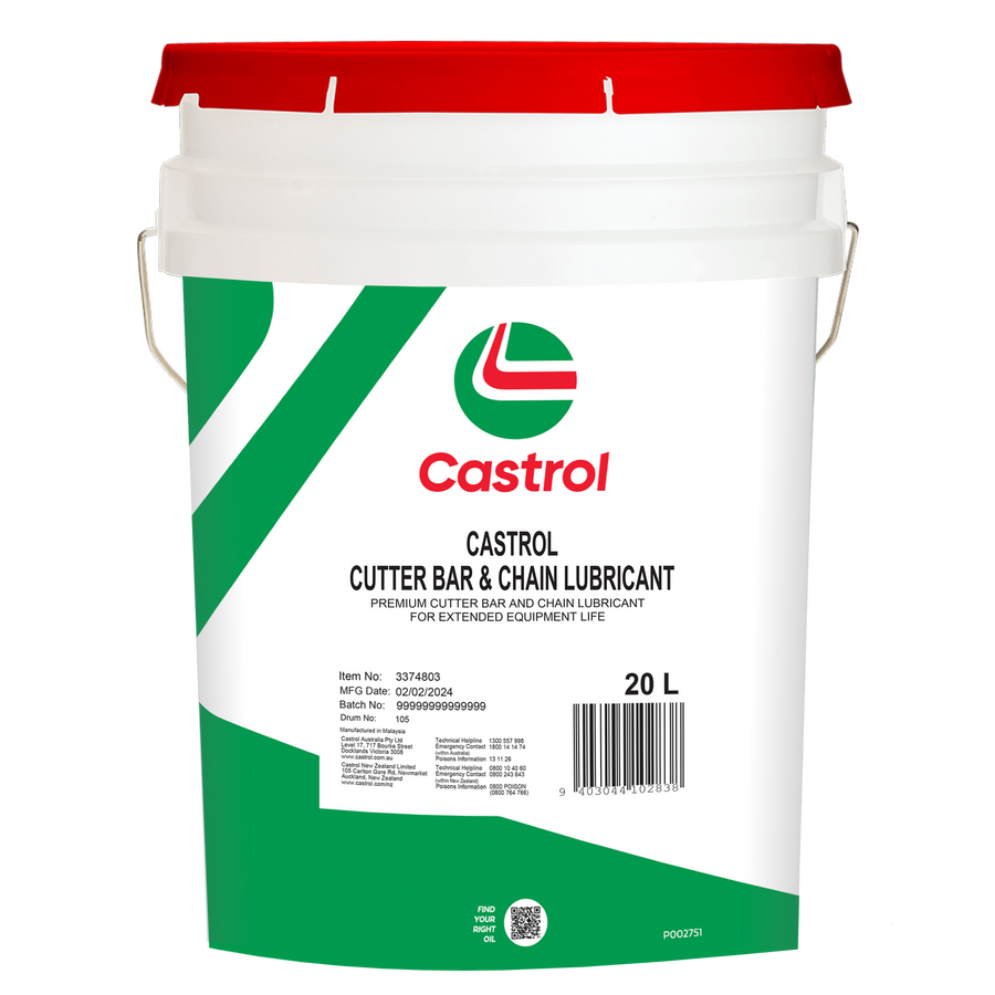 Castrol CUTTER BAR & CHAINLUBE 20L – RD Petroleum